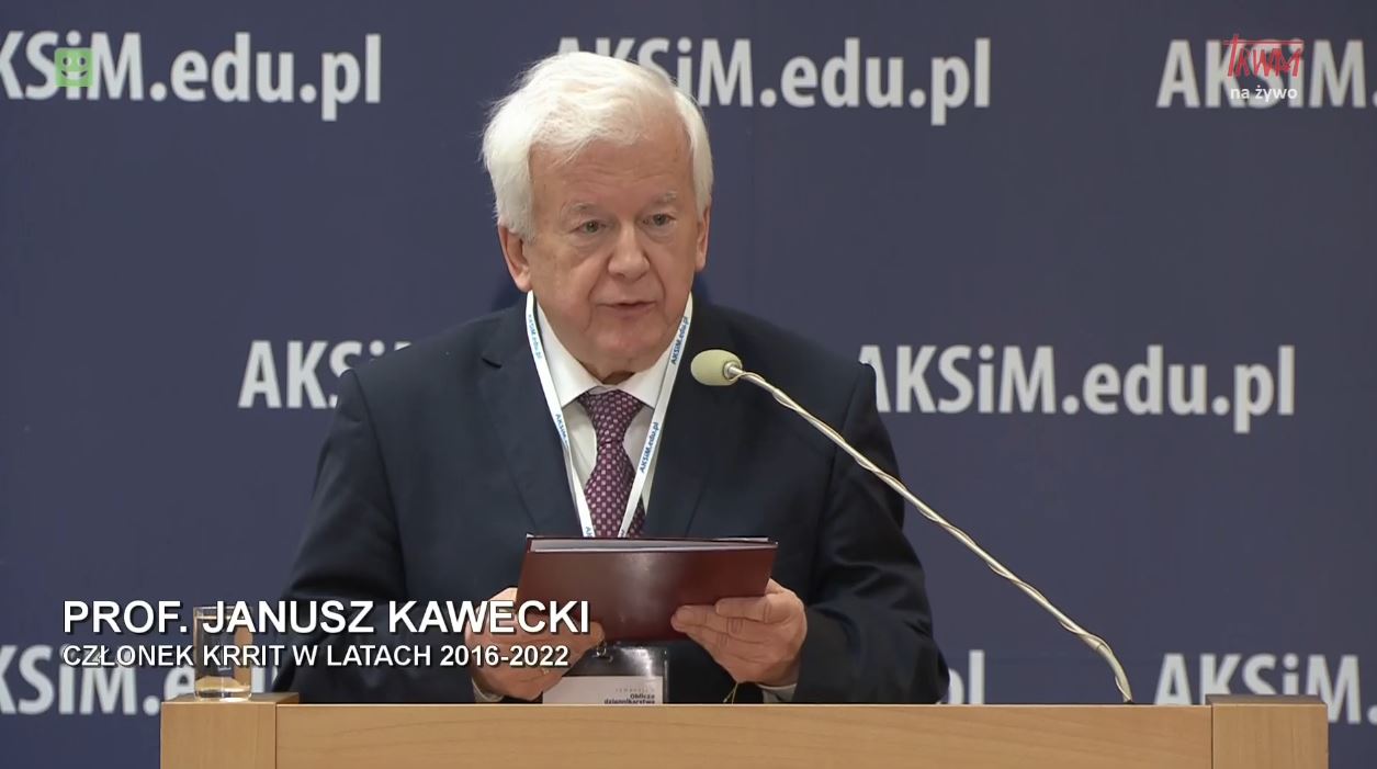 Sympozjum „Oblicza dziennikarstwa”: prof. dr hab. inż. Janusz Kawecki ...